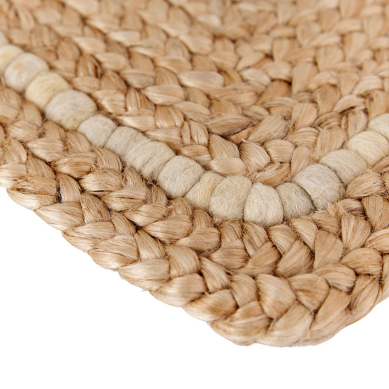 Braided Jute Doormat with Hand-spun Wool Accents – Art of the Entry