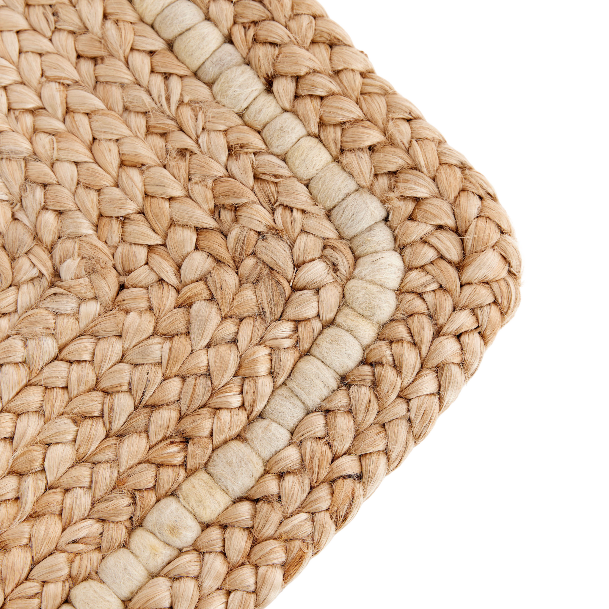 Braided Jute Doormat with Hand-spun Wool Accents – Art of the Entry