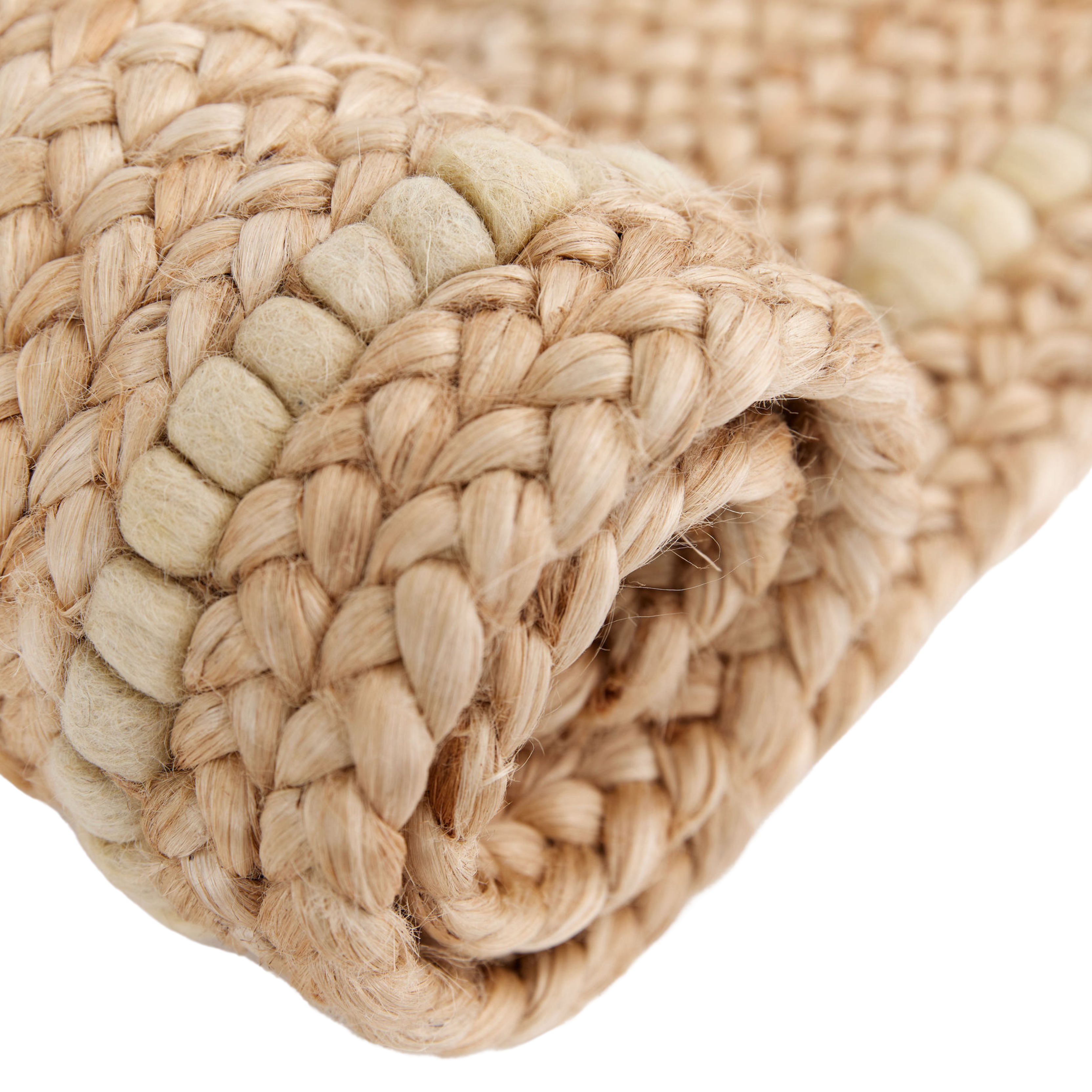 Braided Jute Doormat with Hand-spun Wool Accents – Art of the Entry