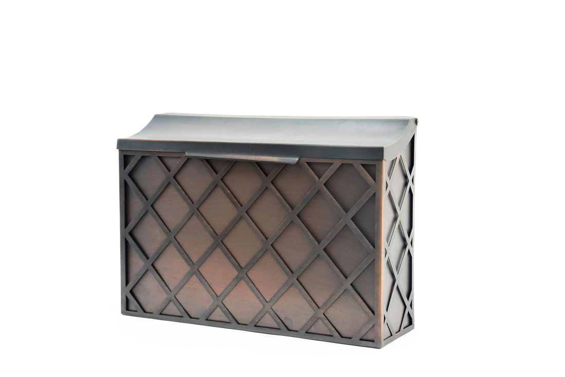 Wall-mount Mailbox in Bronze – Art of the Entry