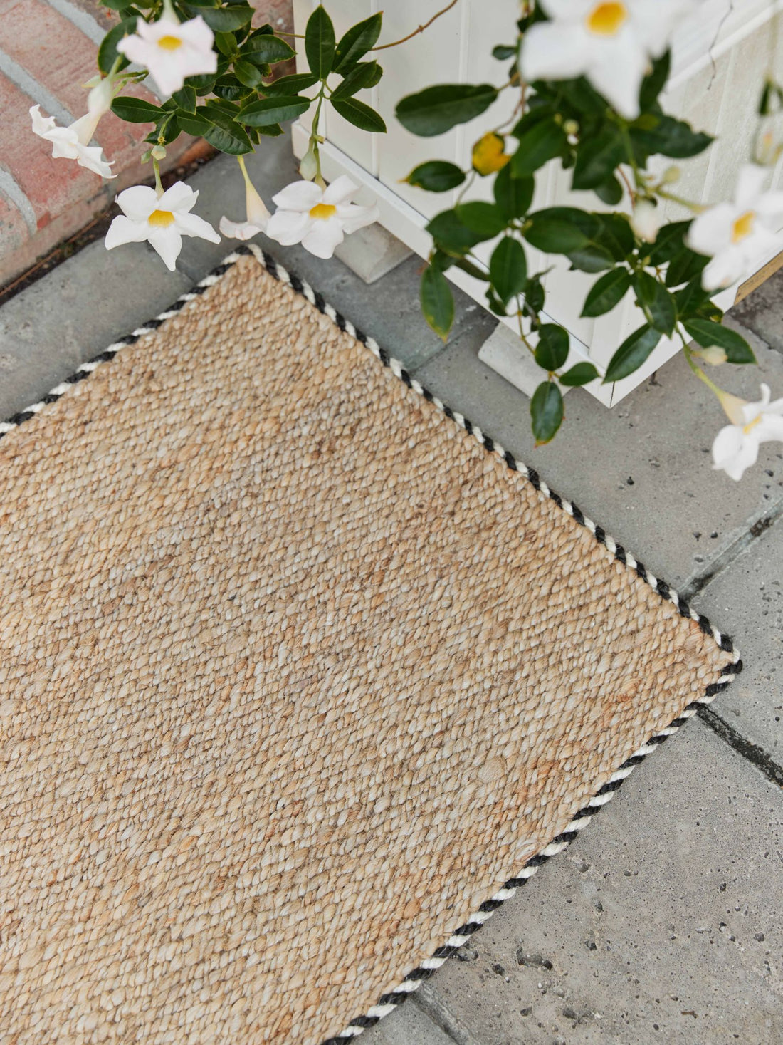 Braided Jute Doormat in Wrought Iron – Art of the Entry